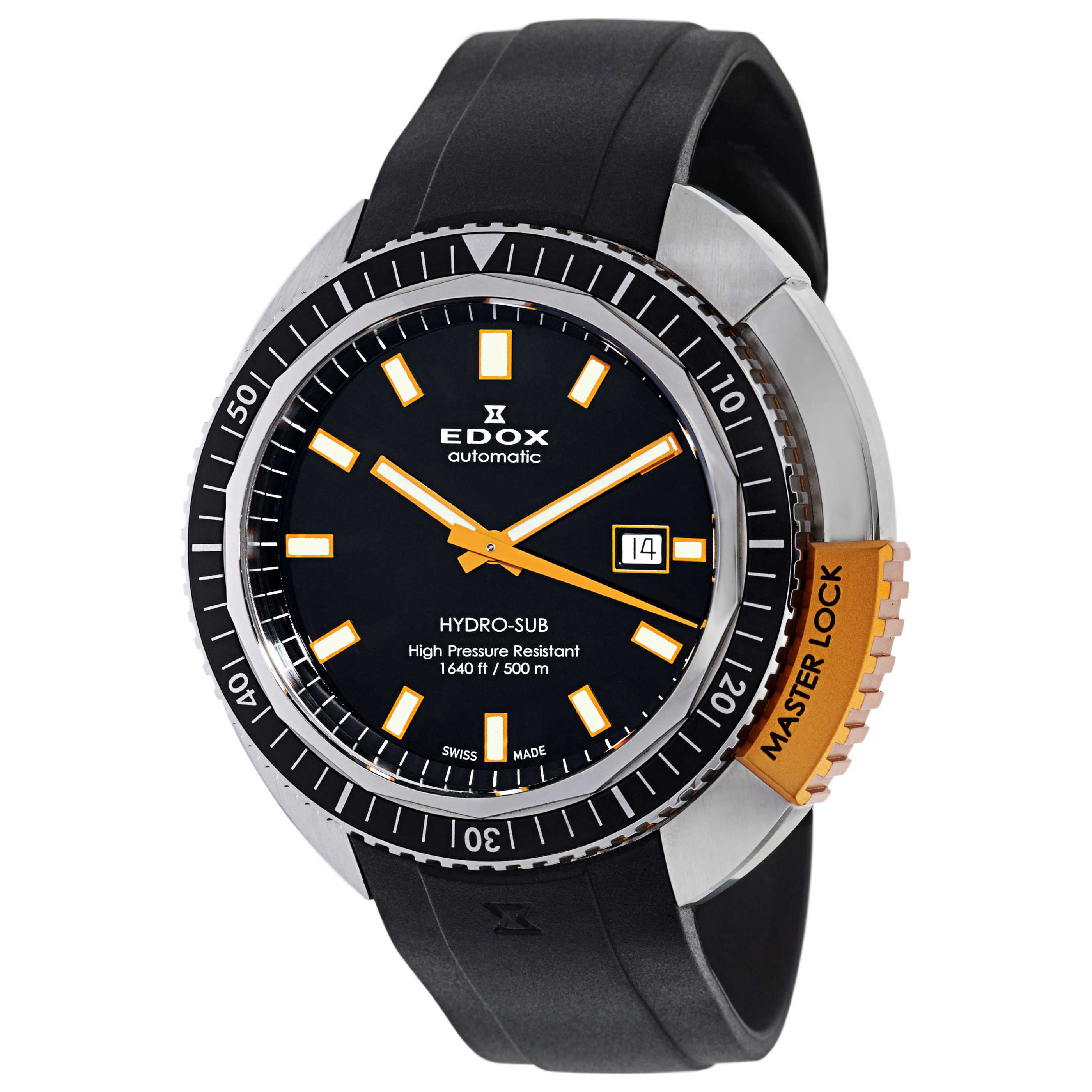 Edox Hydro-Sub Automatic Men's Watch 80301-3NOCA-NIN – Ashford.com