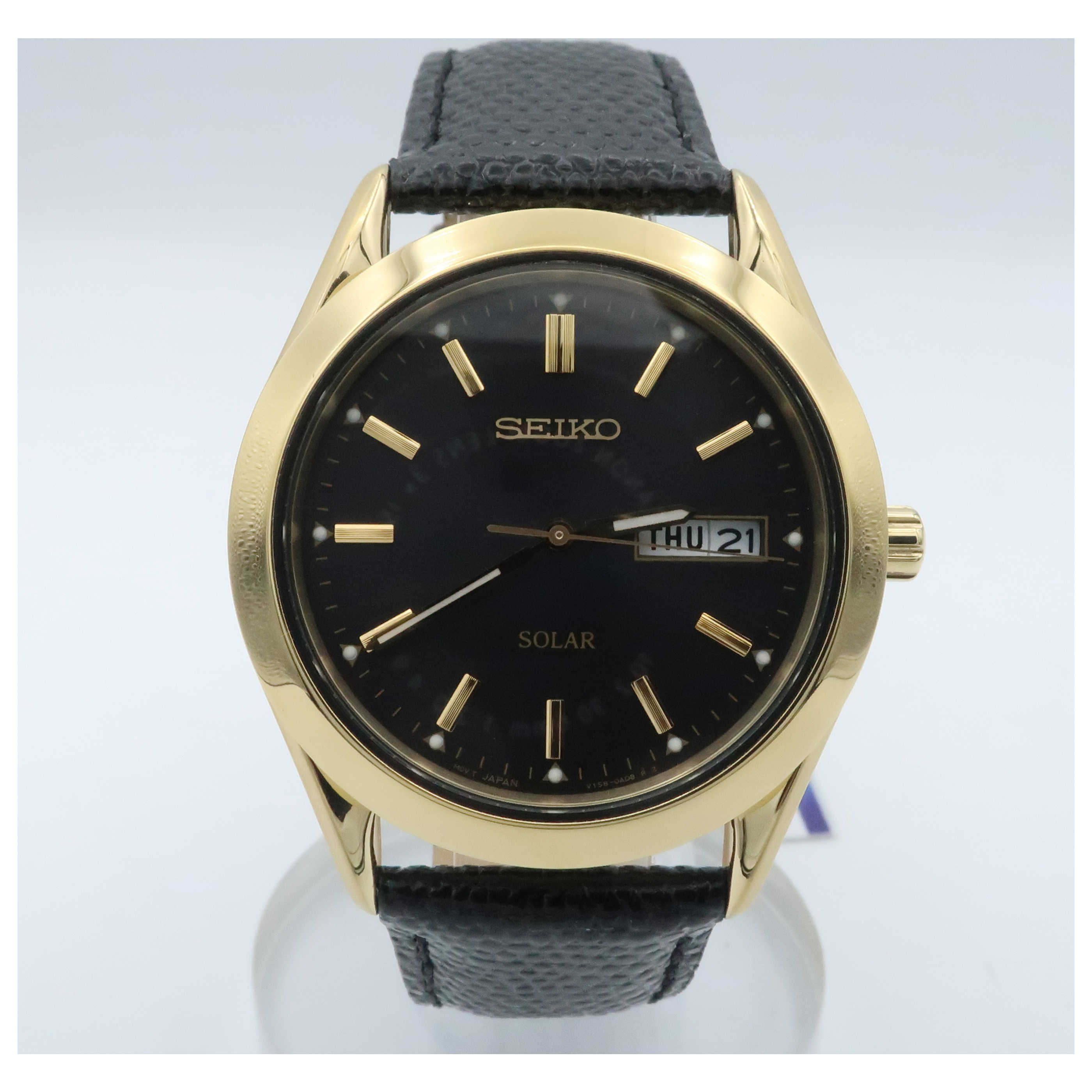 Seiko Men's Quartz Solar Watch SNE054-SDV – Ashford.com