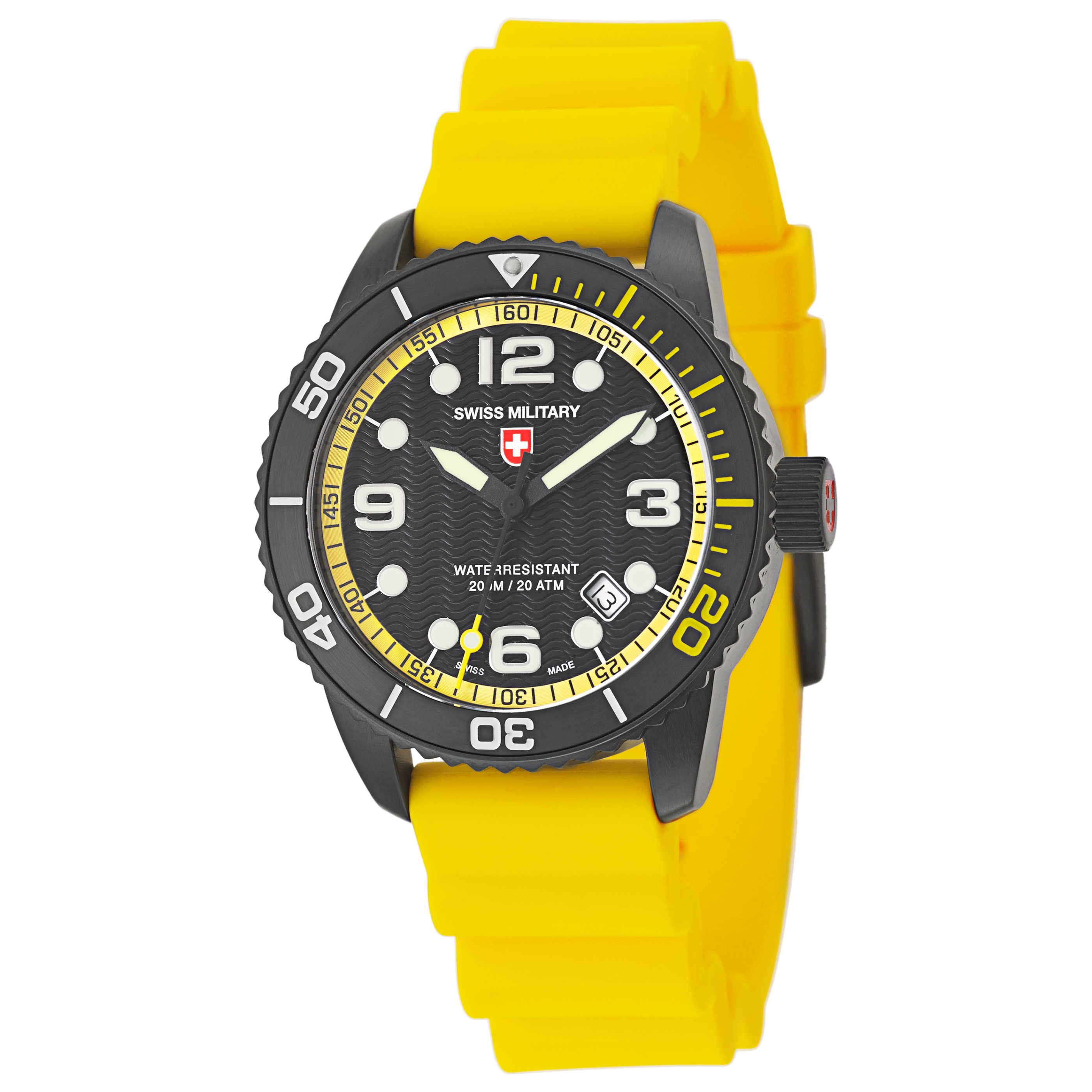 Swiss Military Marlin Scuba Nero Men's Quartz Watch 2709 – Ashford.com