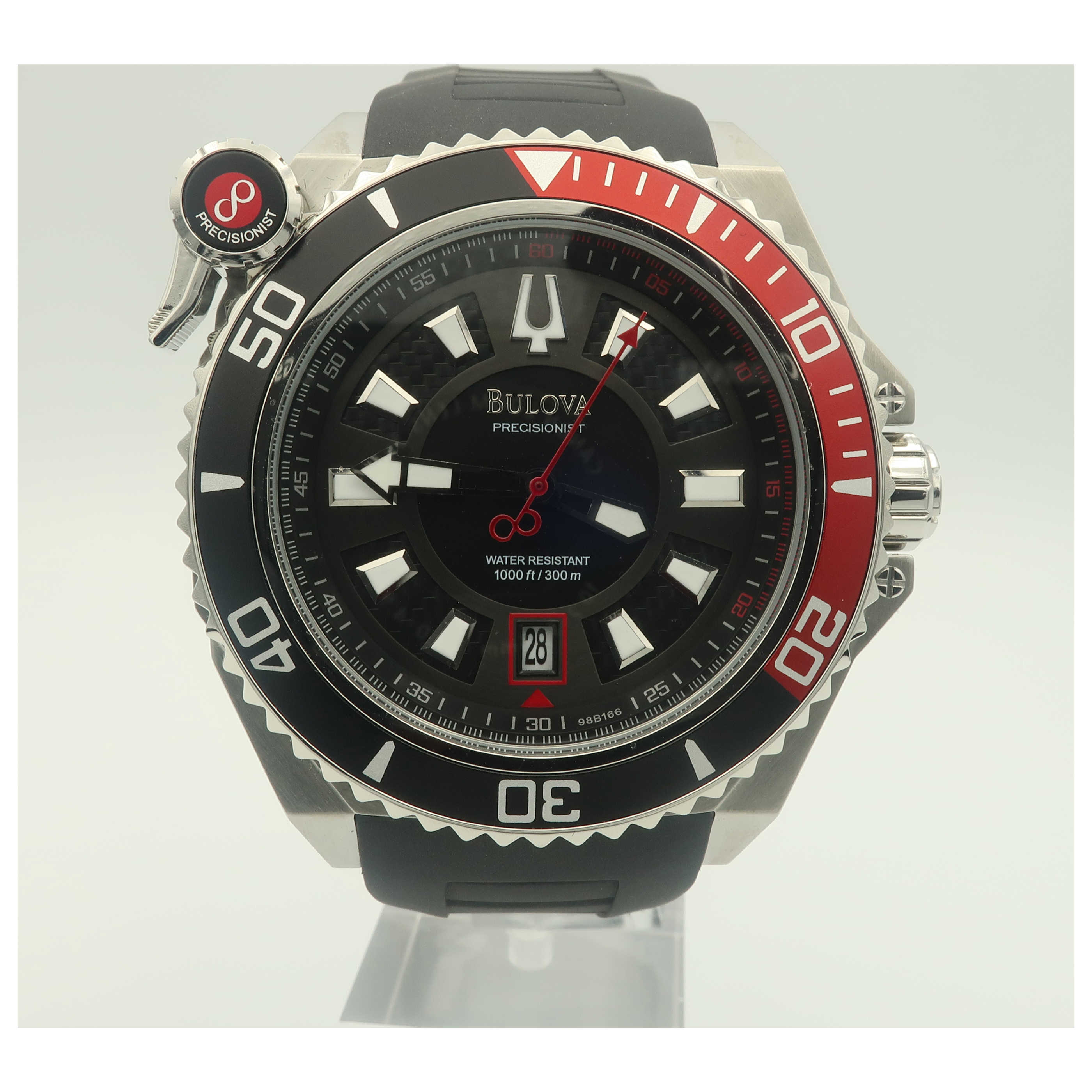 Bulova Precisionist Catamount Men's Quartz Watch 98B166-PO – Ashford.com