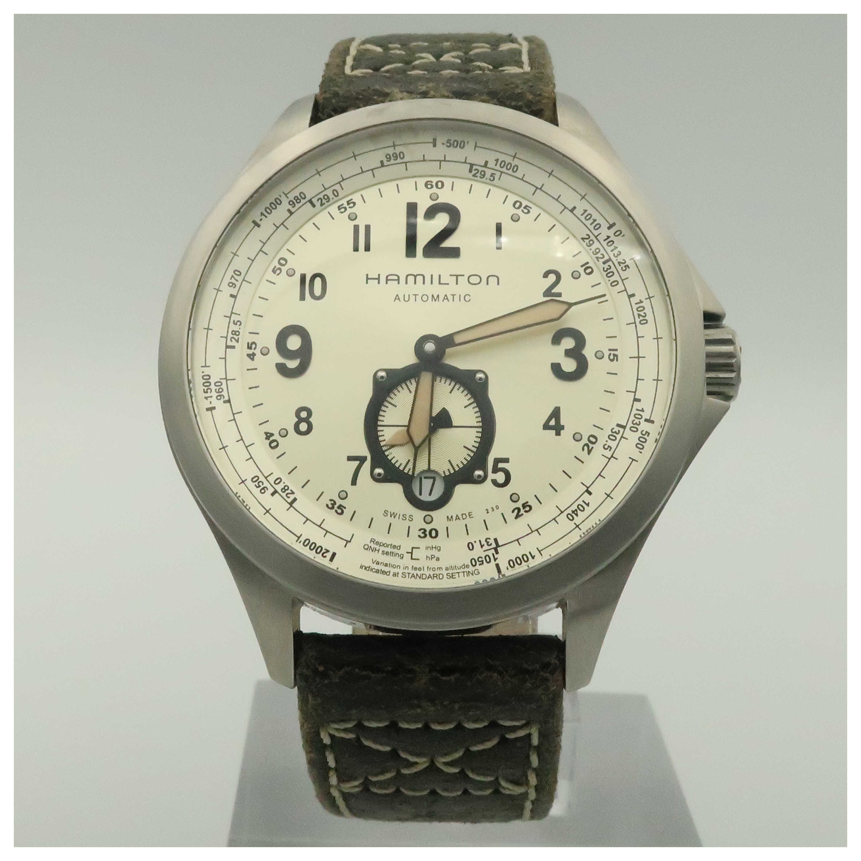 Hamilton Khaki Aviation QNE Men's Watch H76655723-PO – Ashford.com