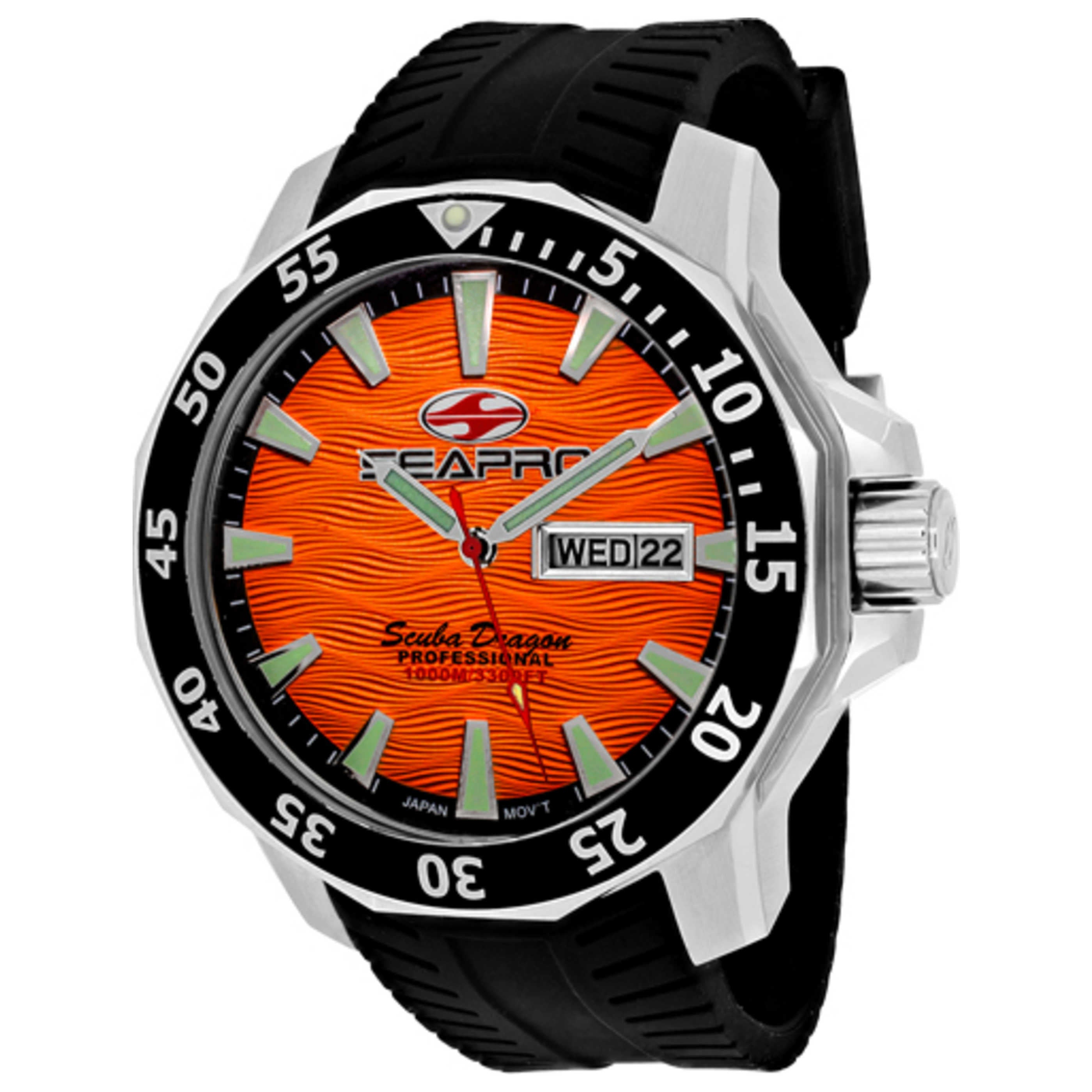 Seapro Scuba Dragon Diver Limited Edition 1000 Meters Men's Watch SP83 ...